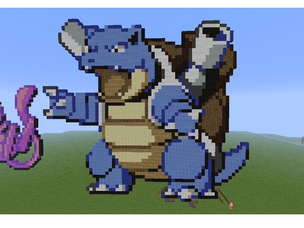 Blastoise Minecraft Map