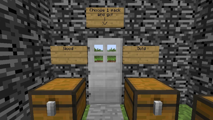 The starter packs of fun! Minecraft Map