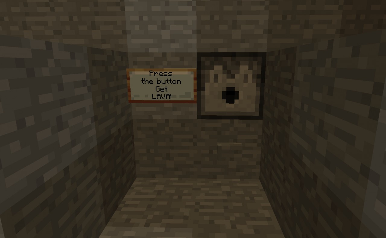 Lava death trap Minecraft Map