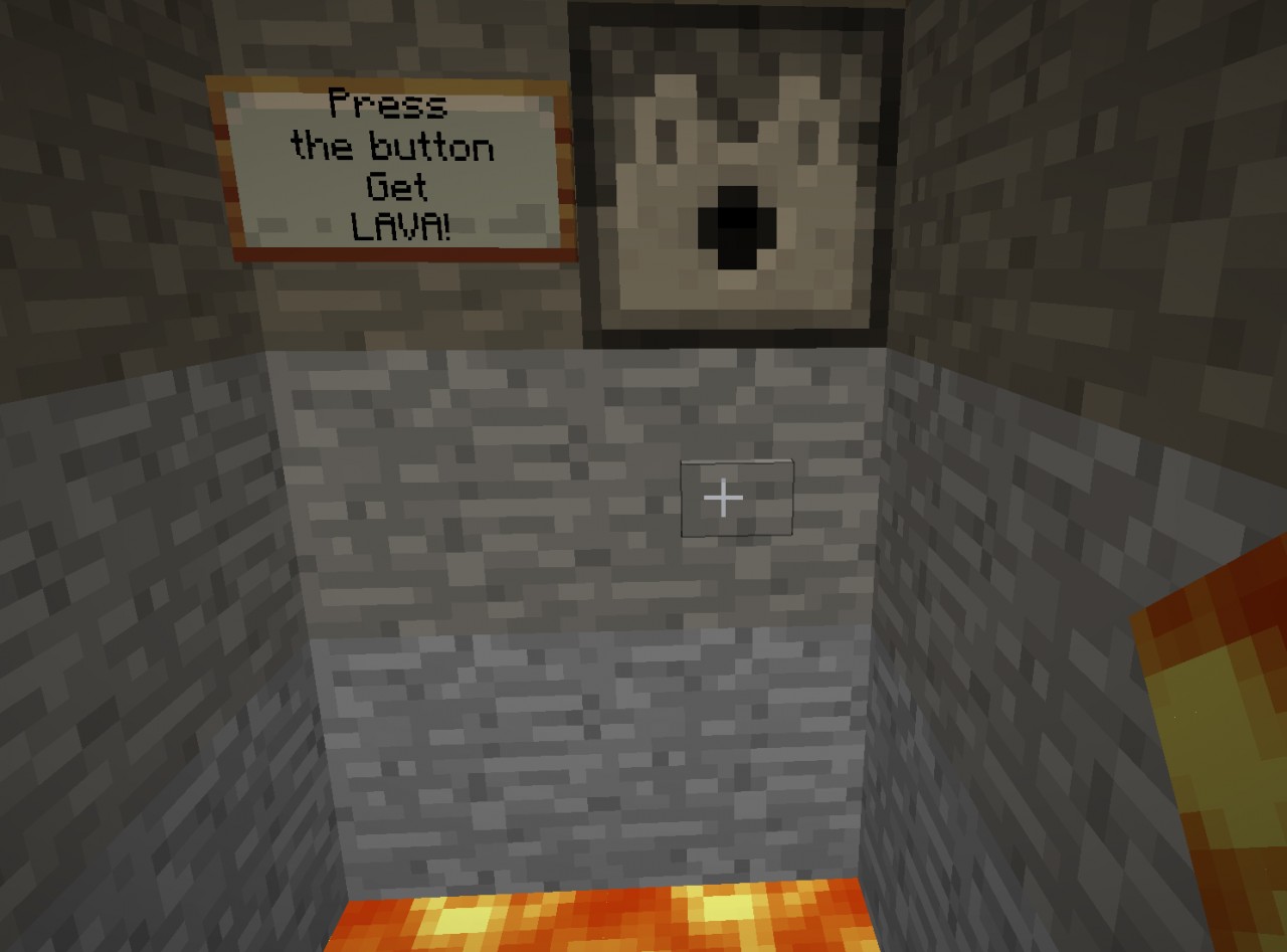Lava death trap Minecraft Map