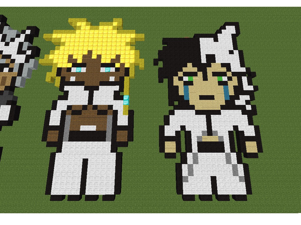 Espadas from Bleach in 8-Bit Version Minecraft Map