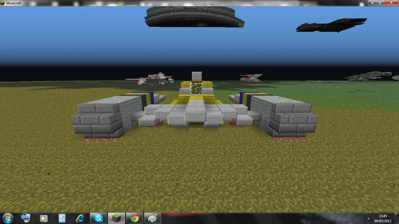 Star Wars N-1 Star Fighter (zeppelin mod compatible) Minecraft Map