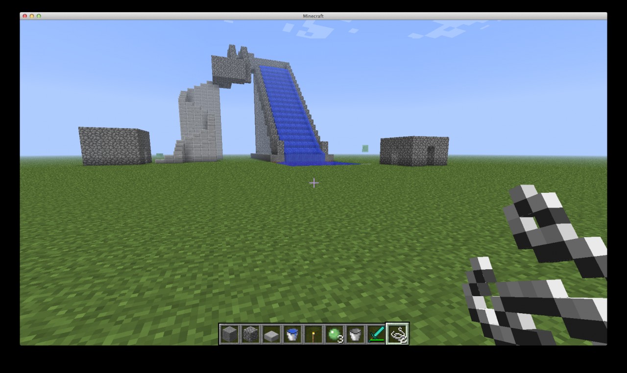Water slide Minecraft Map