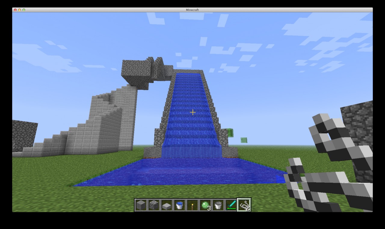Water slide Minecraft Map