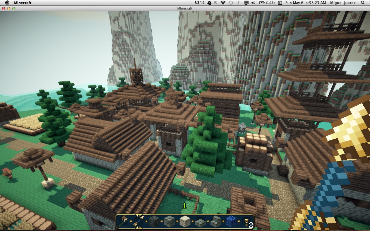 Hidden Cloud Village Minecraft Map