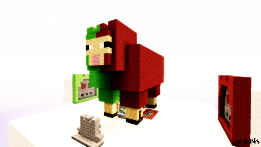 Hair Salon Sheep! [Mini-Game] Minecraft Map