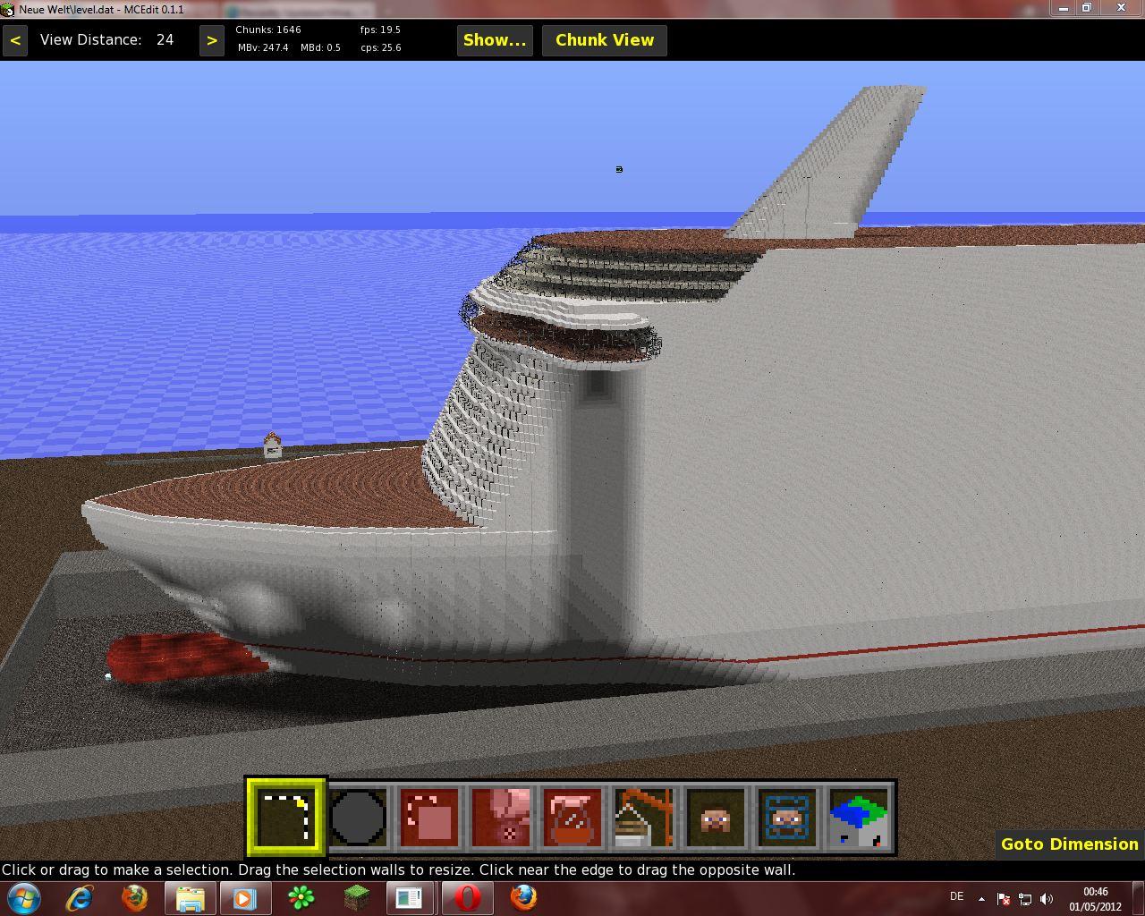 My Gigantic Capitolship Titan Minecraft Map