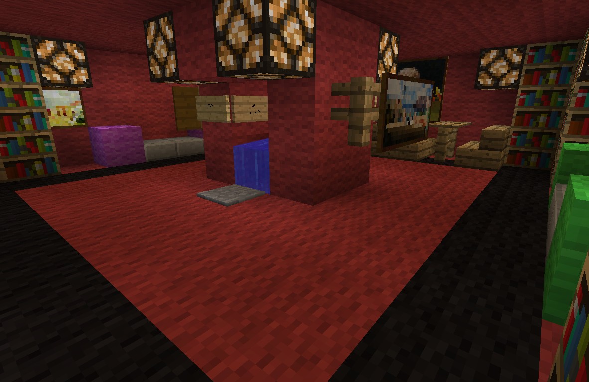 Red Housing Flat Minecraft Map