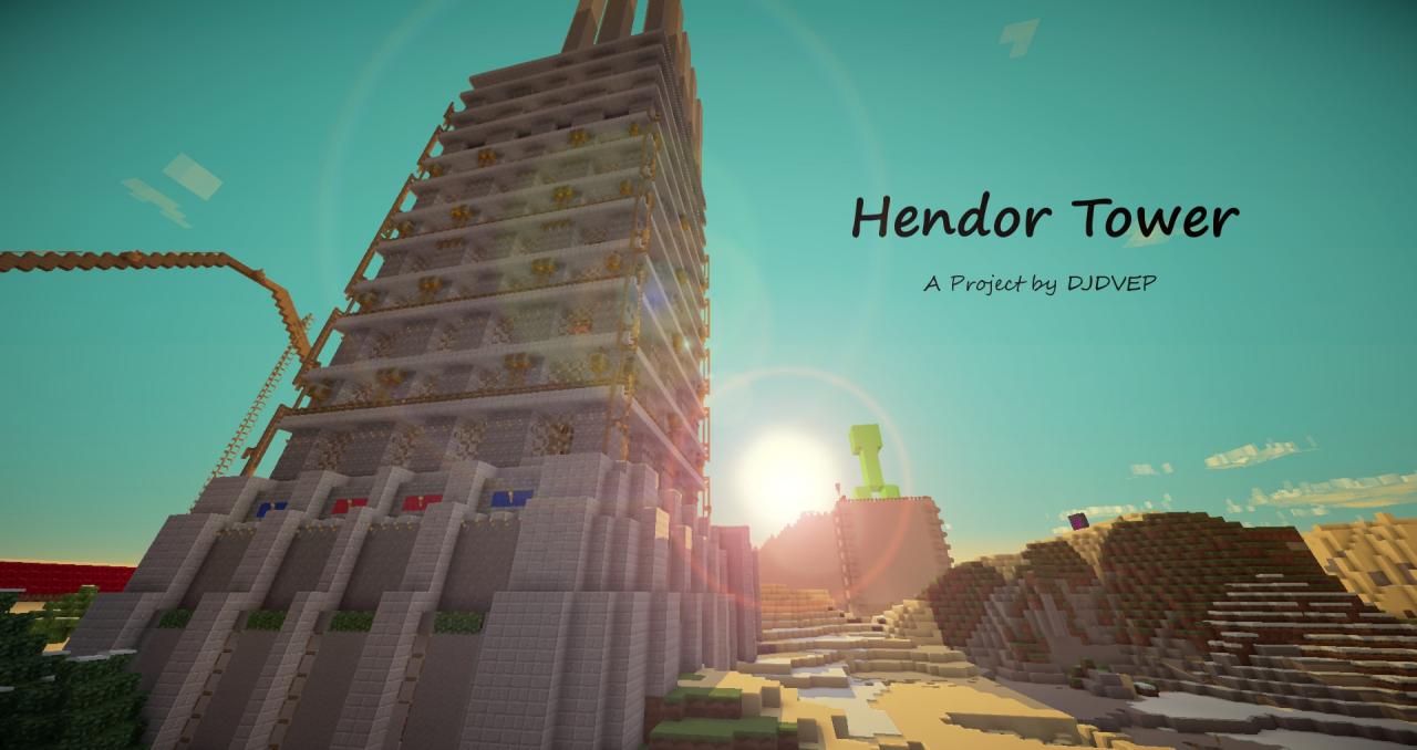Hendor Tower - Library/Restaurant/Living Complex - INCOMPLETE Minecraft Map
