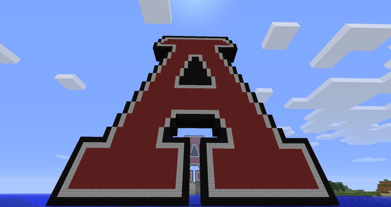 University of Alabama "A" Minecraft Map