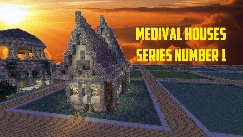 Medival Houses Series #1 || +SCHEMATIC Minecraft Map