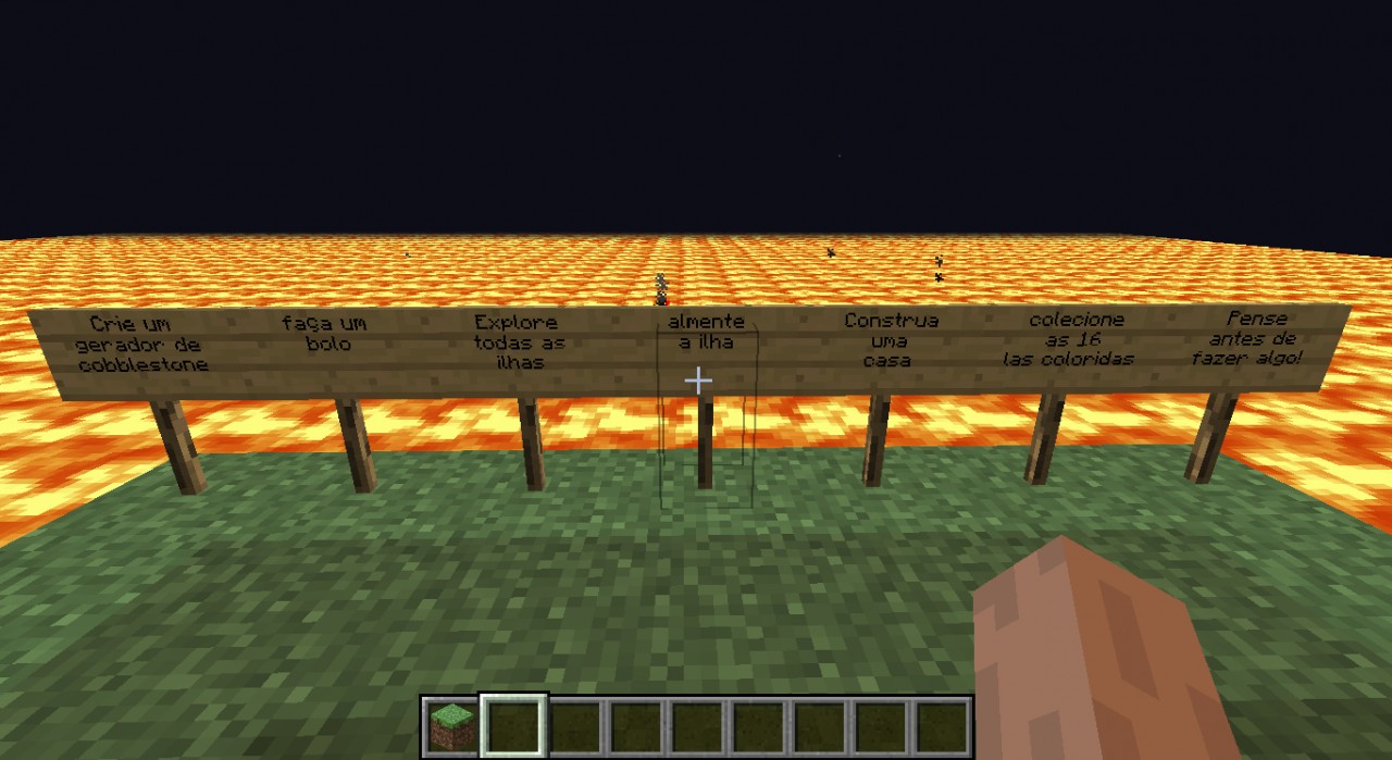 Lava survival BR, multiplayer / singleplayer Minecraft Map