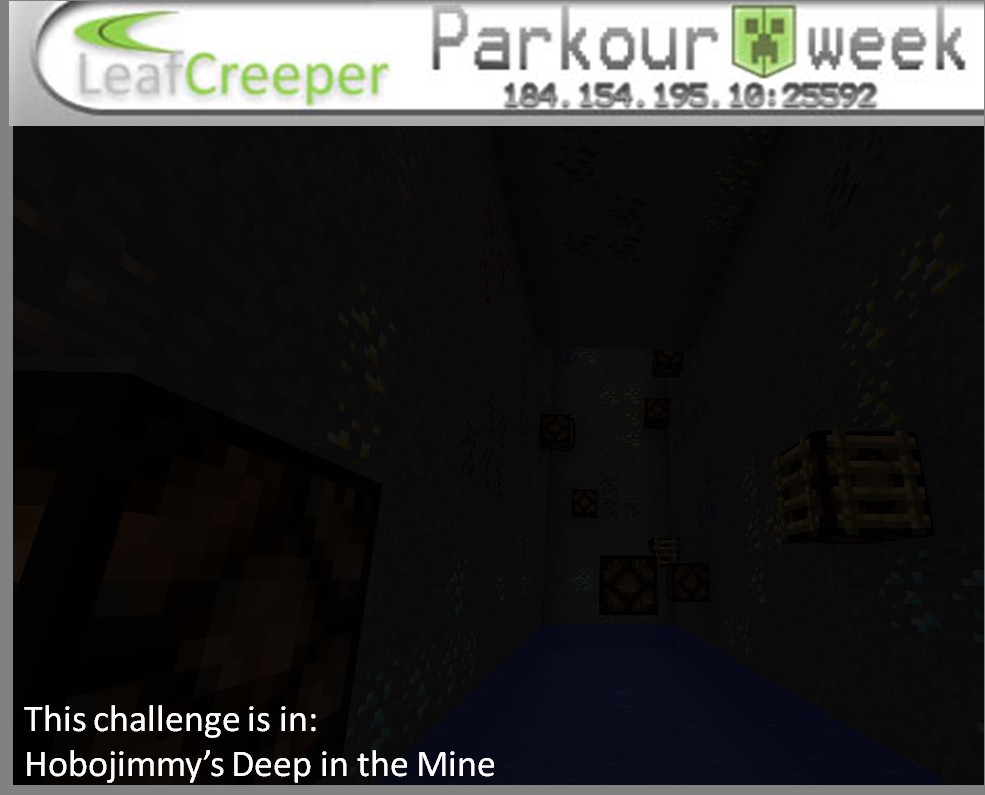 LeafCREEPER Parkour Week: [Edge to Edge 2] [Rman's Tower of Doom] [Hobojimmy's Deep in the Mine ...
