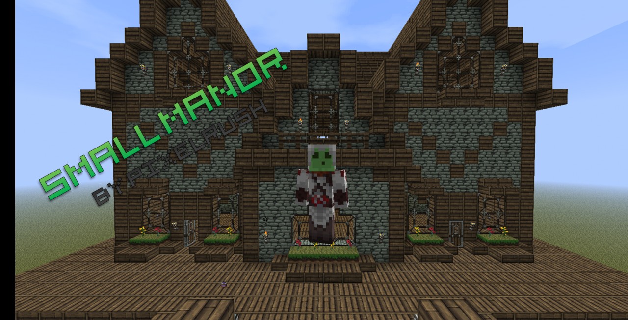 Small Manor [SCHEMATIC] - PixelRush Minecraft Map
