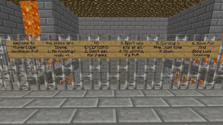HyperCube Deathban PvP Minecraft Server