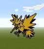 Zapdos [Silver version] Pixelart Minecraft Map
