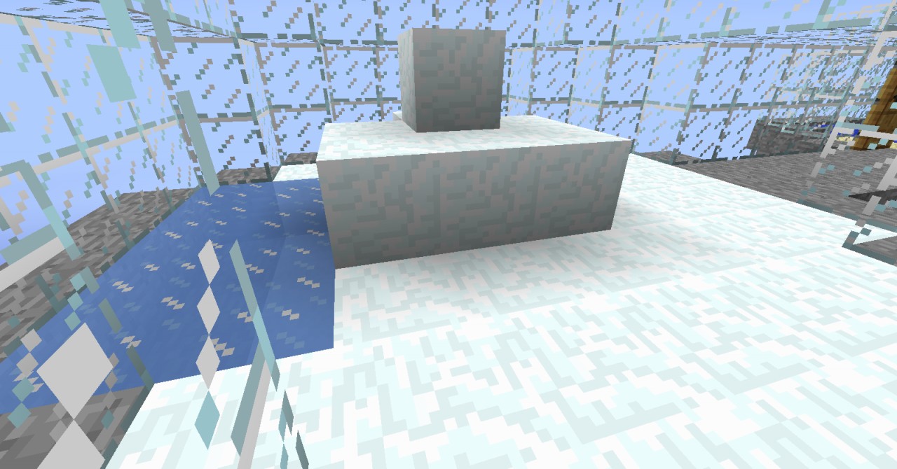 the building of Biomes Minecraft Map