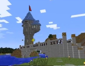 Omnobore's Wizard Tower and DIAGONAL bridge! Minecraft Map