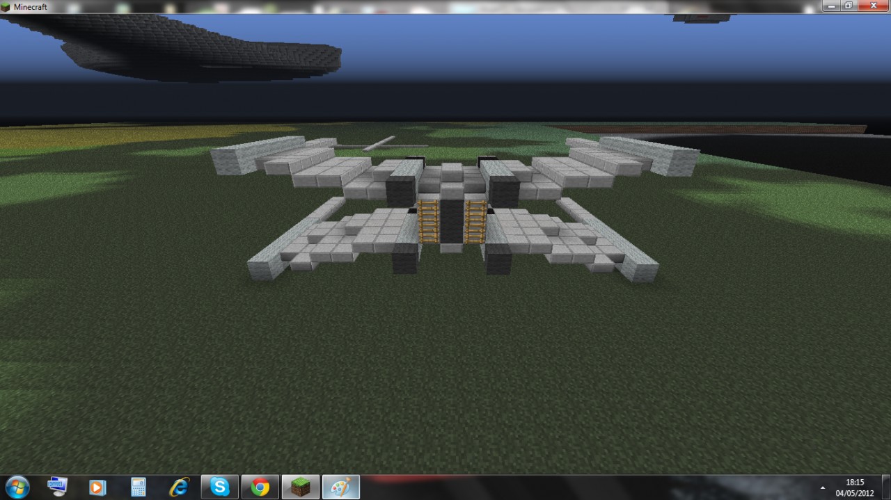 Star Wars T-65 X-Wing Starfighter (zeppelin mod compatible) Minecraft Map