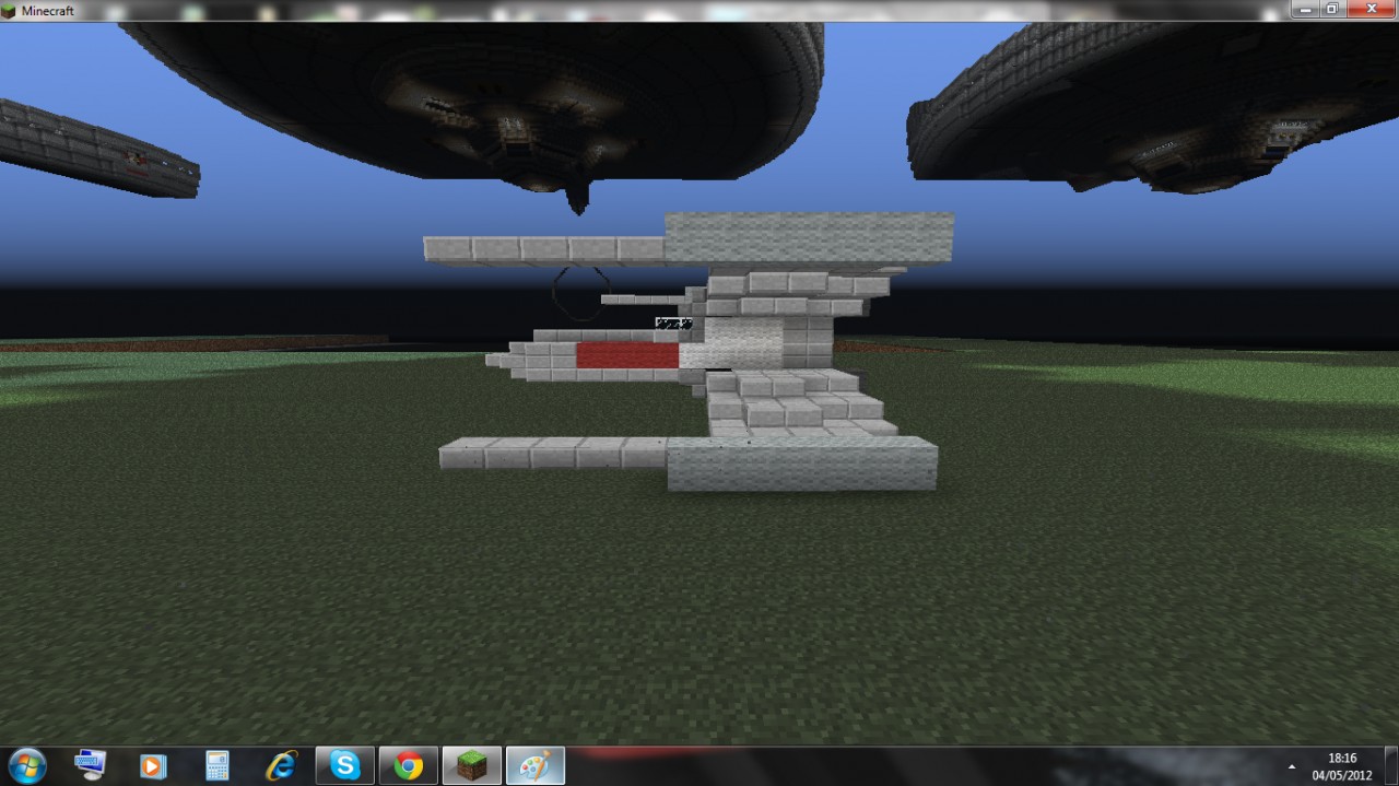 Star Wars T-65 X-Wing Starfighter (zeppelin mod compatible) Minecraft Map