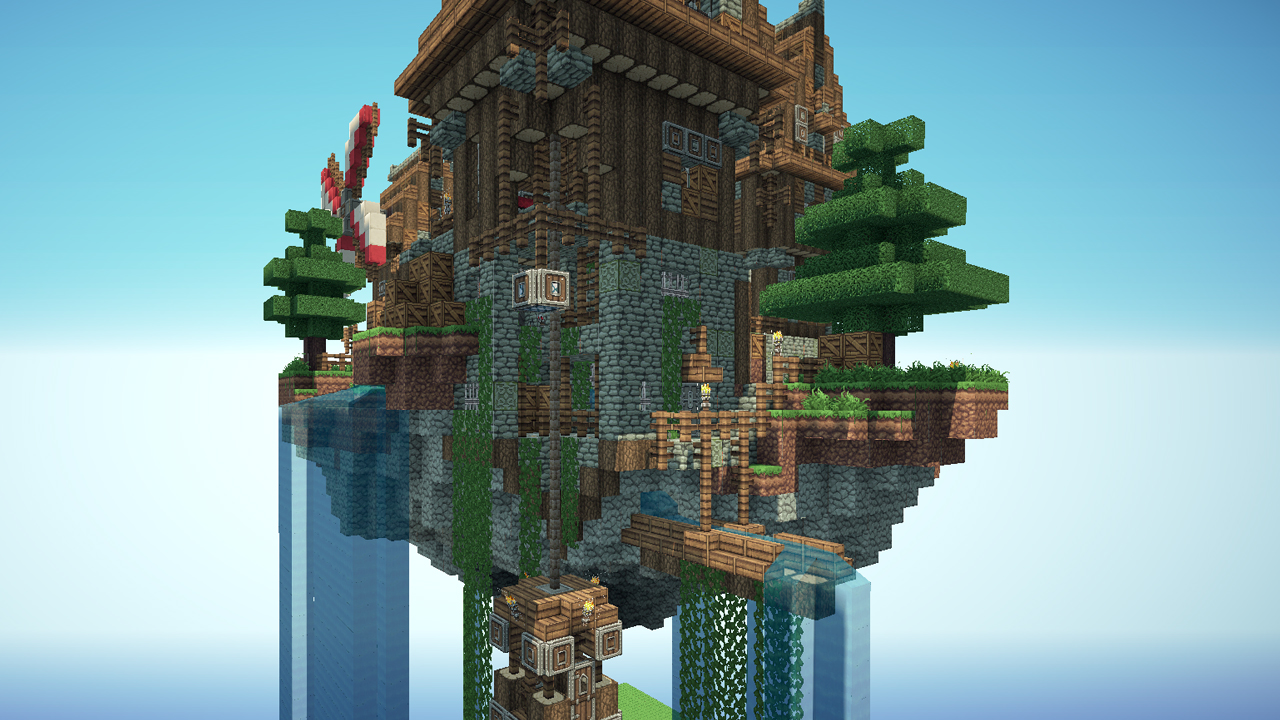 Flying Little Village Minecraft Map