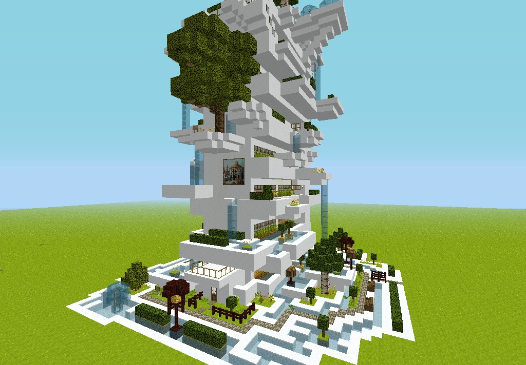 Babylon vertical farm Minecraft Map