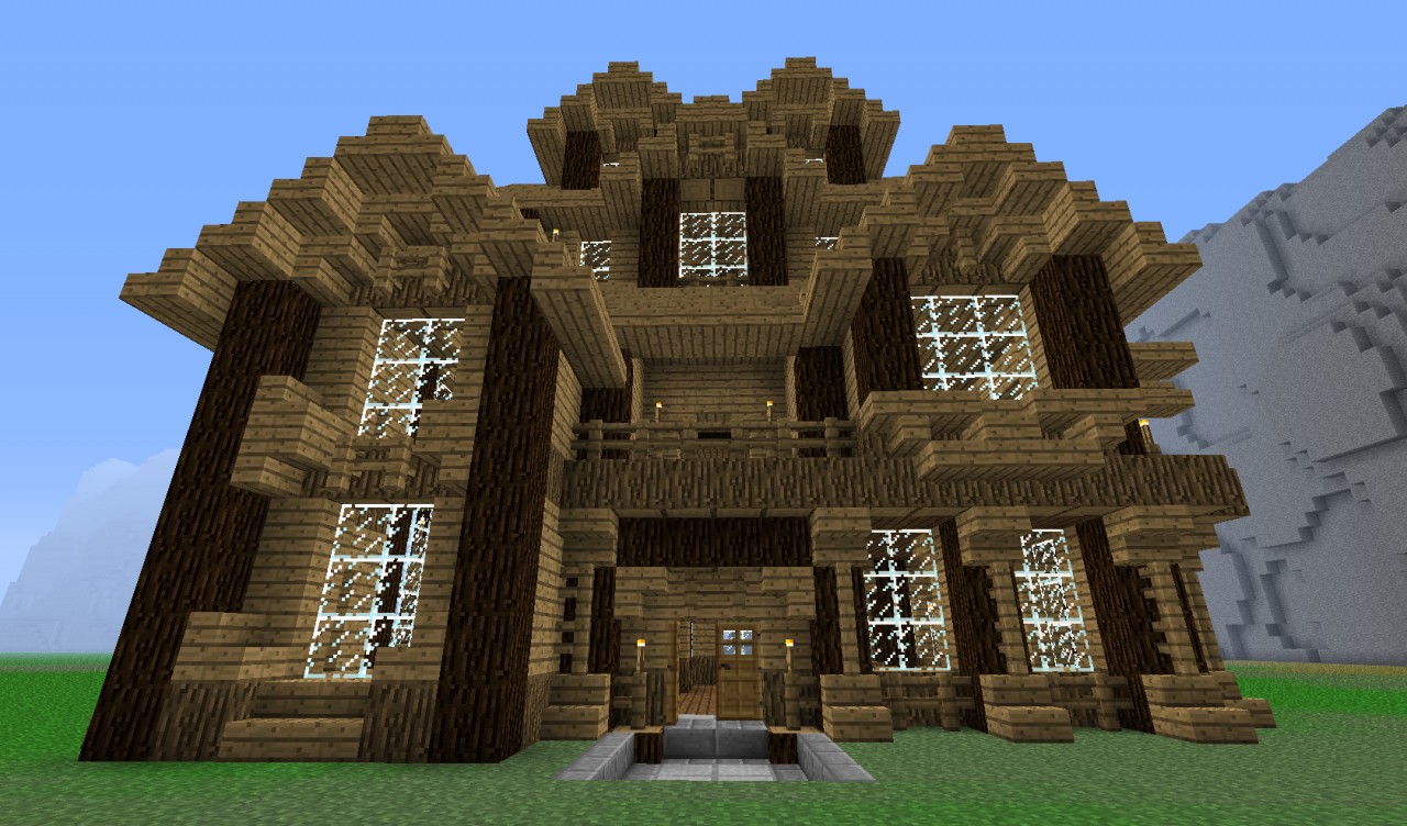 Detailed house emphasizing the importance of angles Minecraft Map