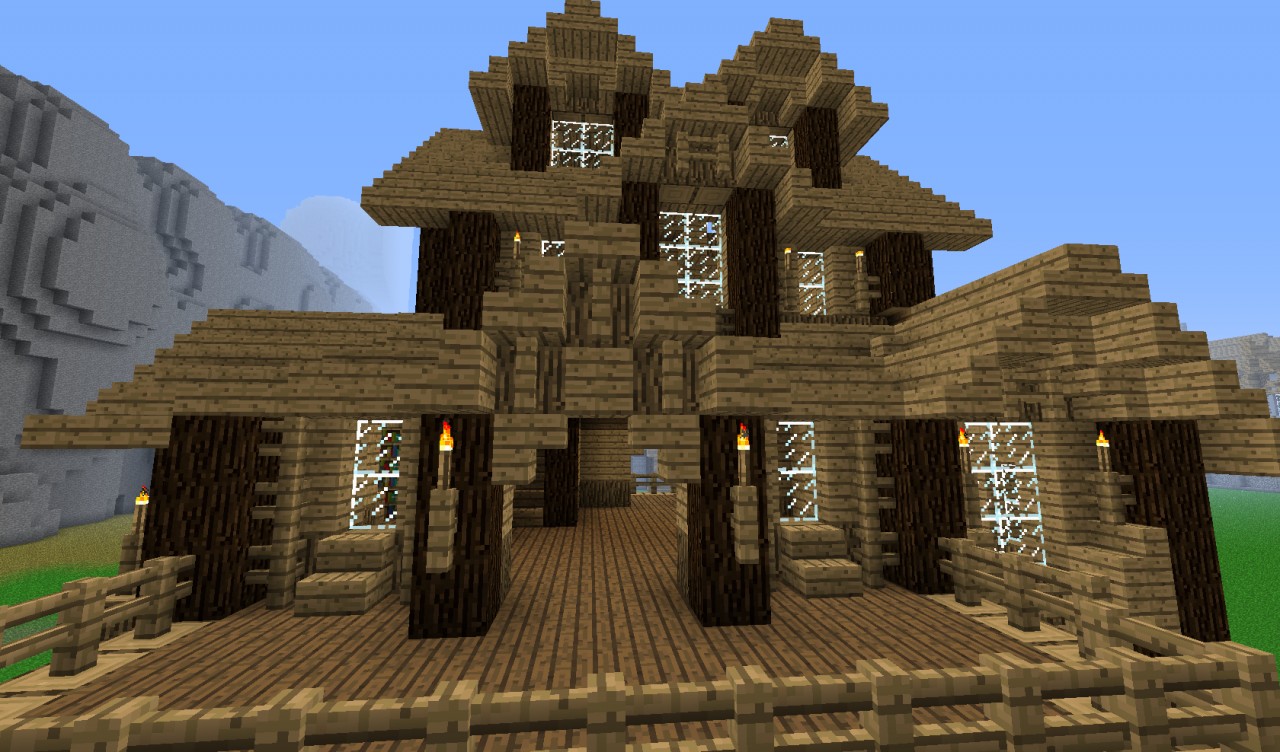 Detailed house emphasizing the importance of angles Minecraft Map