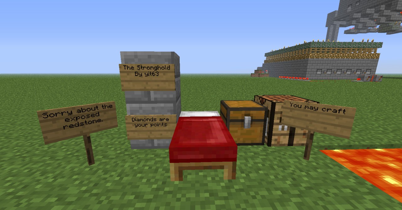 The Stronghold (Adventure Map) (Fight Mobs!) Minecraft Map