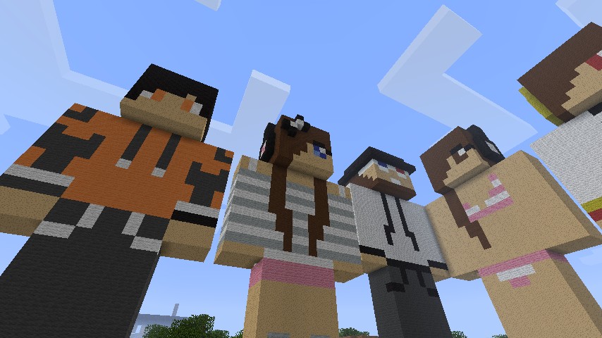 Statues of Skins Minecraft Map