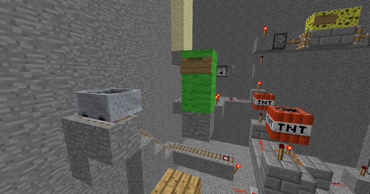 Mining a Block -> Real Minecraft Minecraft Map