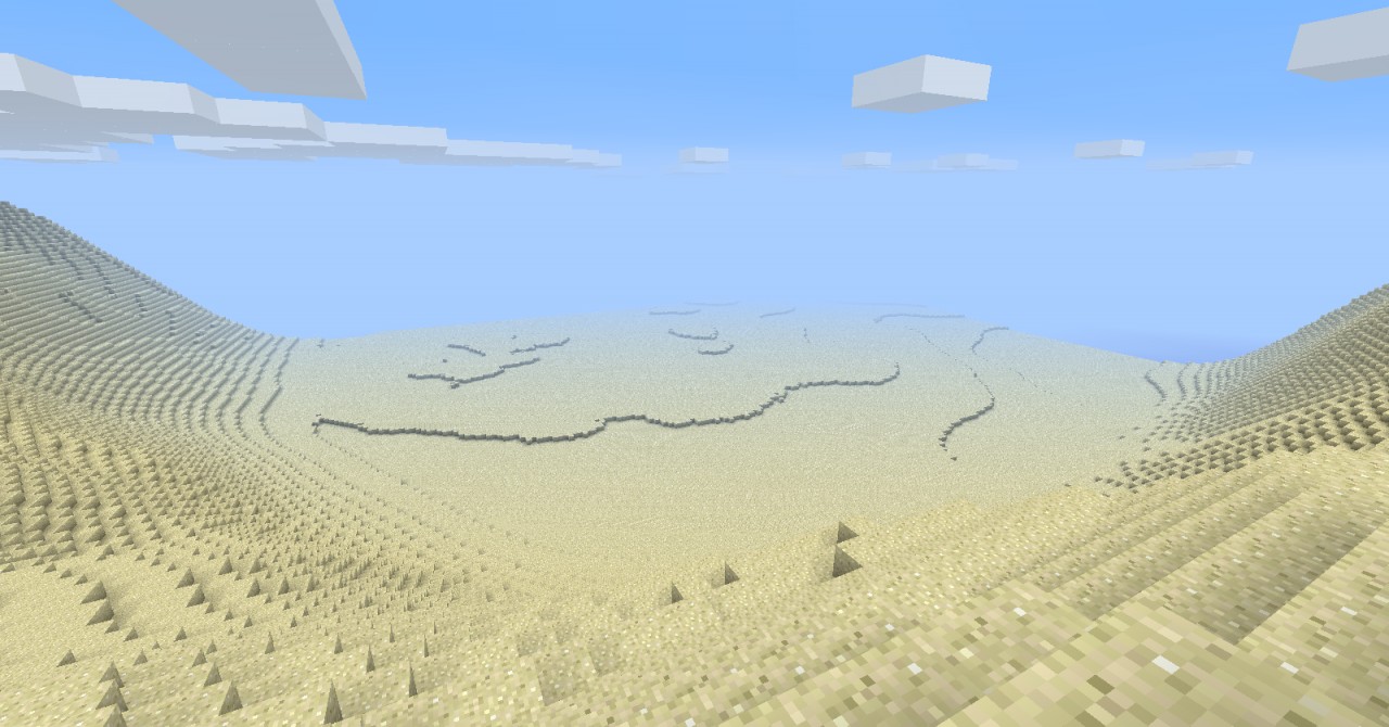 Custom Terrain~Desert Valley Minecraft Map