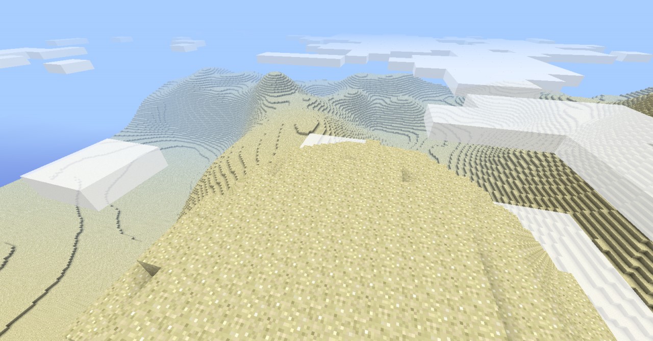 Custom Terrain~Desert Valley Minecraft Map