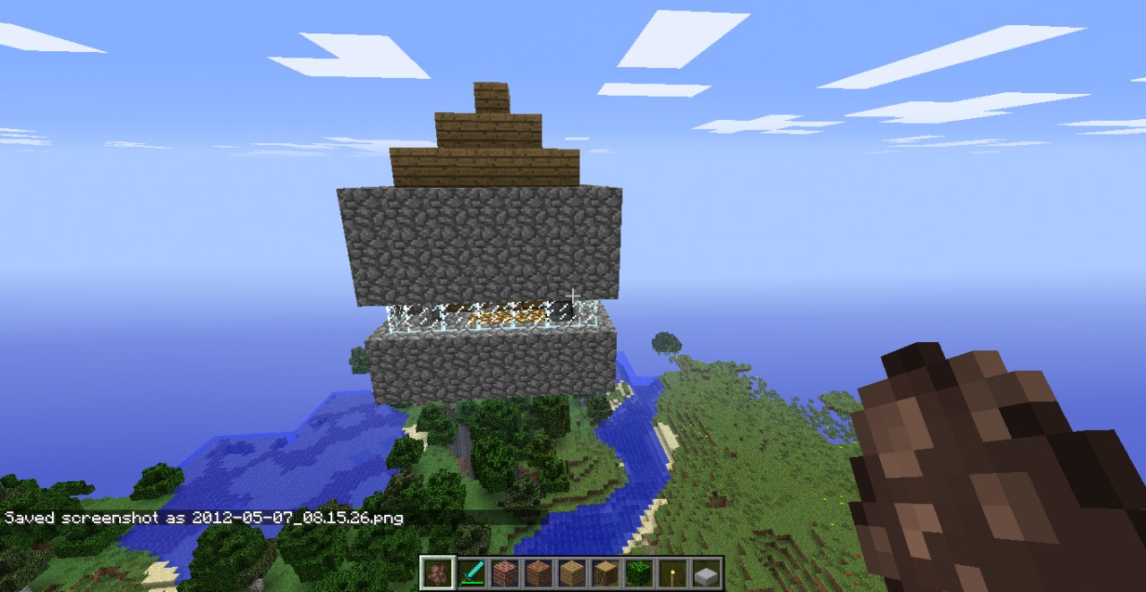 FLYING HOUSE! Minecraft Map