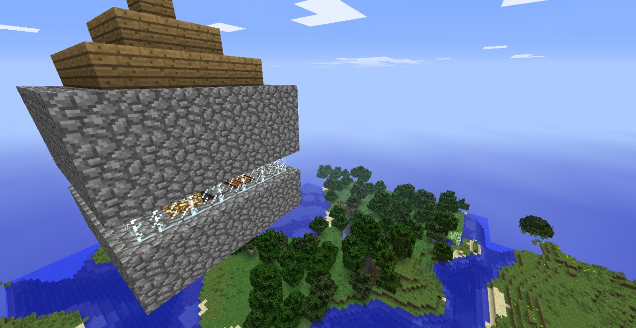 FLYING HOUSE! Minecraft Map