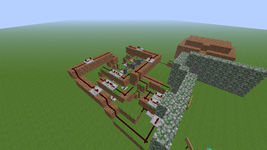 Simple redstone combo lock Minecraft Map