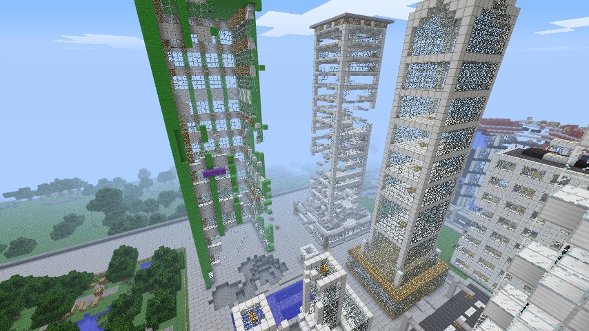 Destroyed City (NitroCity) Minecraft Map