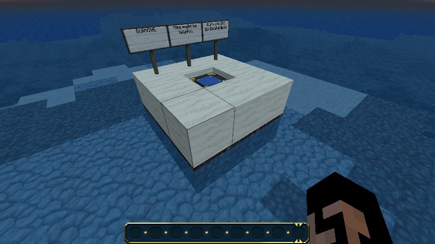 Survival 3X3 Minecraft Map