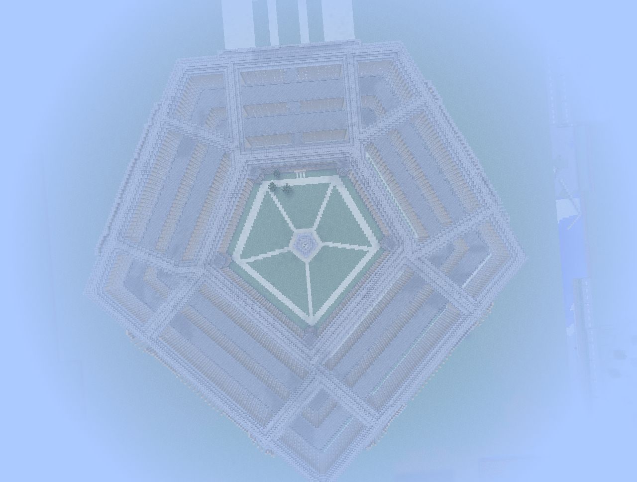 Pentagon replica Minecraft Map