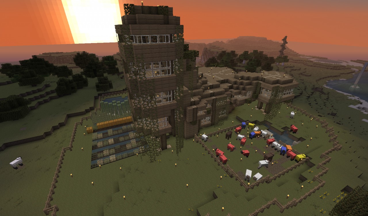 Survival Build House Minecraft Map