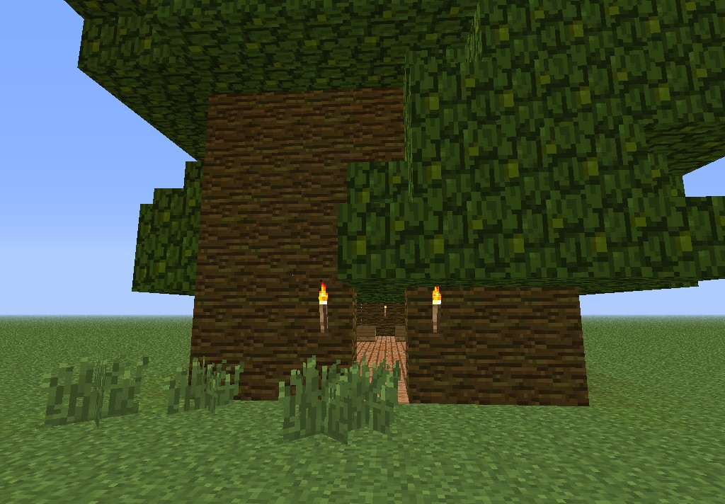 How To Build A Jungle Tree House!!! Minecraft Map