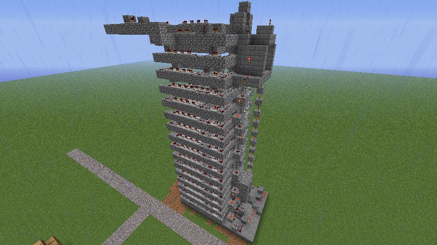 2-Way piston elevator Minecraft Map
