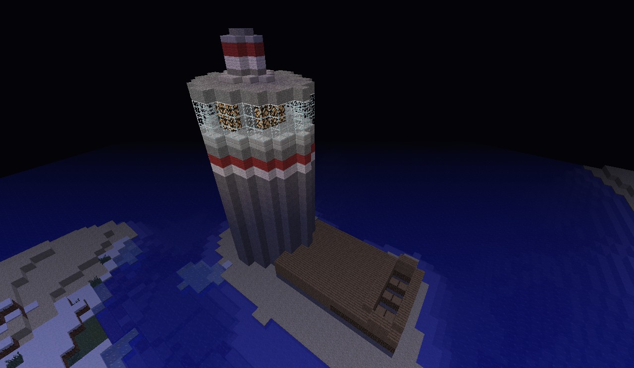 Day/Night sensor Lighthouse Minecraft Map
