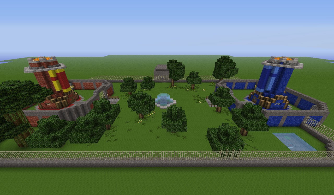 Red vs Blue: Castle warfare! (50 subs special) Minecraft Map