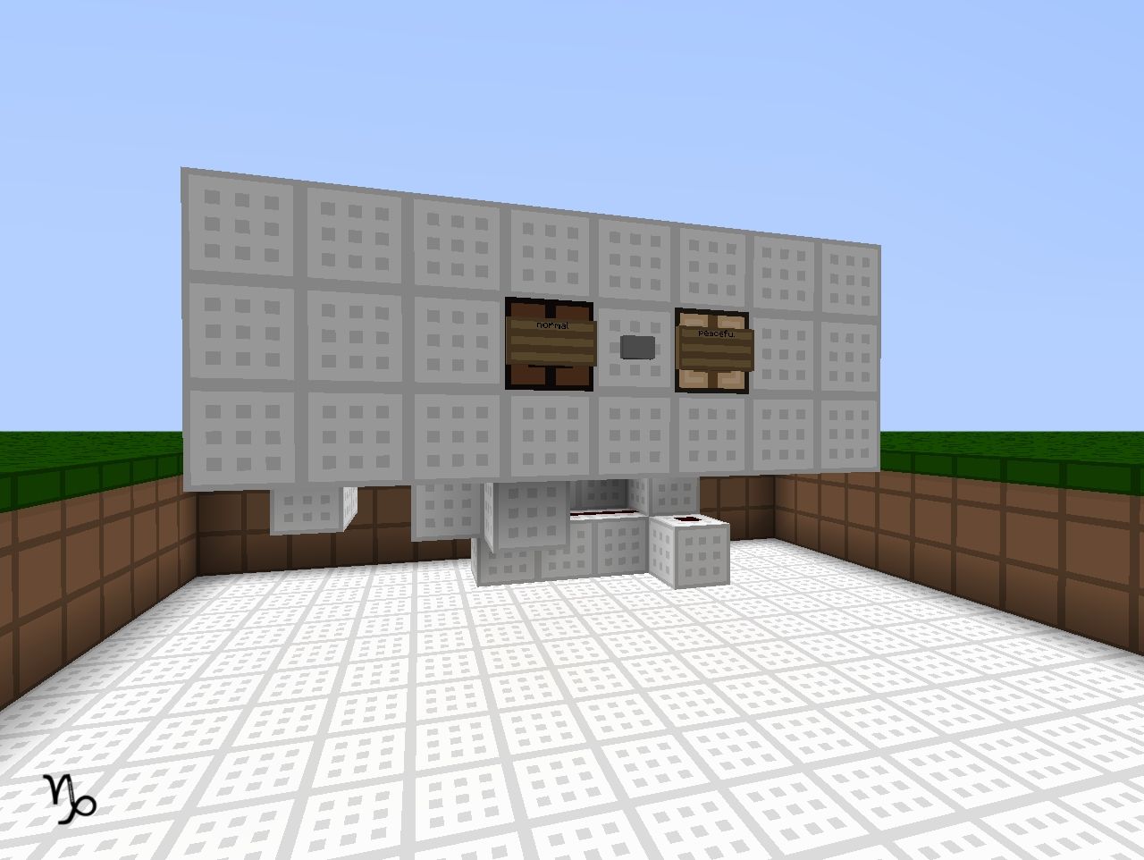 Peaceful Mode Detector Skeleton Edition Minecraft Map 