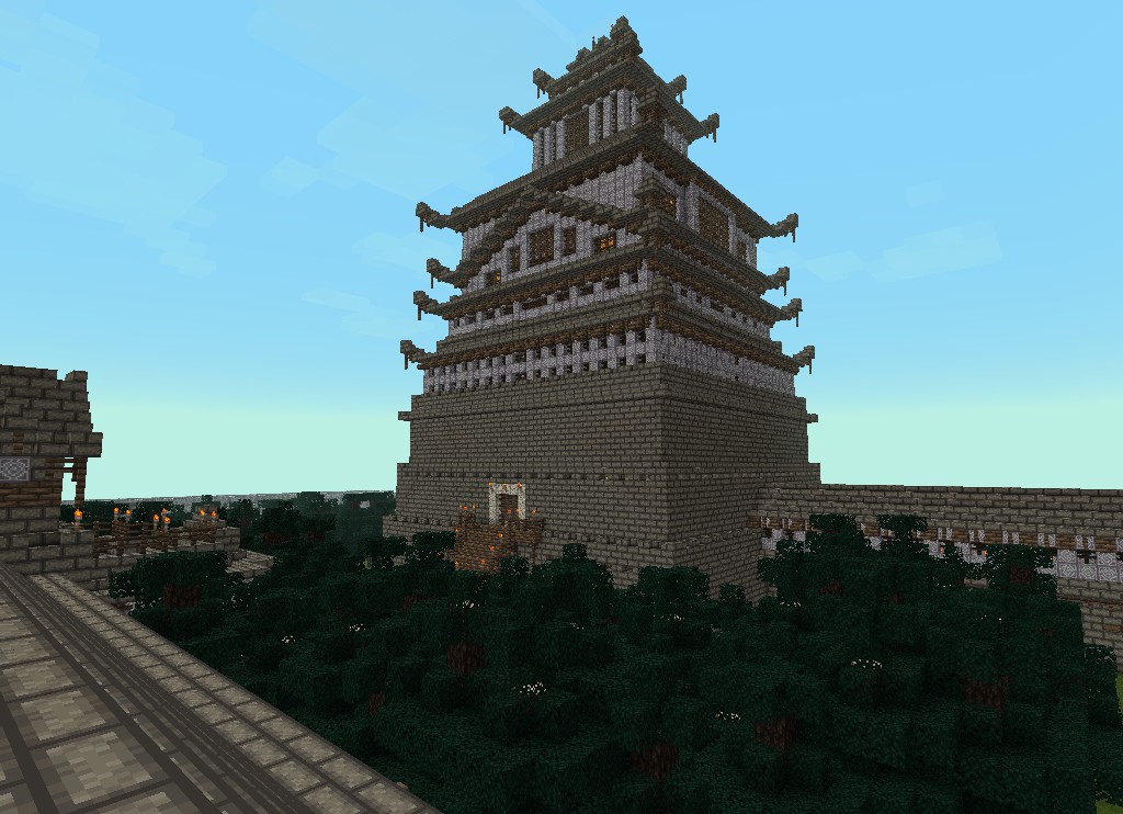 Asian Styled Castle Minecraft Map