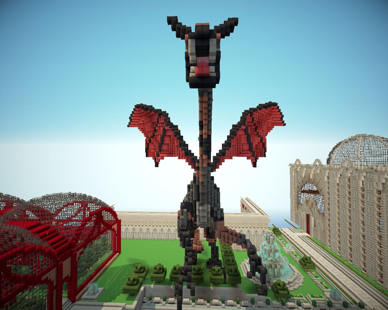 Spawn City Dragon Minecraft Map