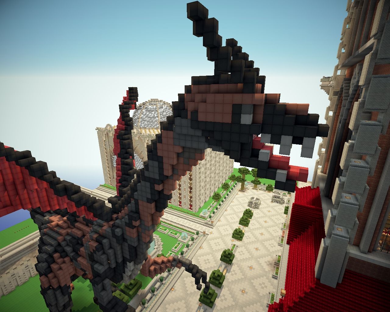 Spawn City Dragon Minecraft Map