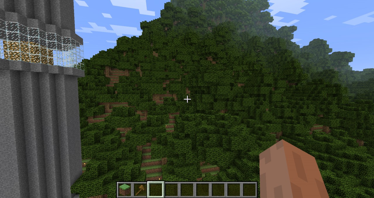 huge mall + super size forest {W.I.P} Minecraft Map