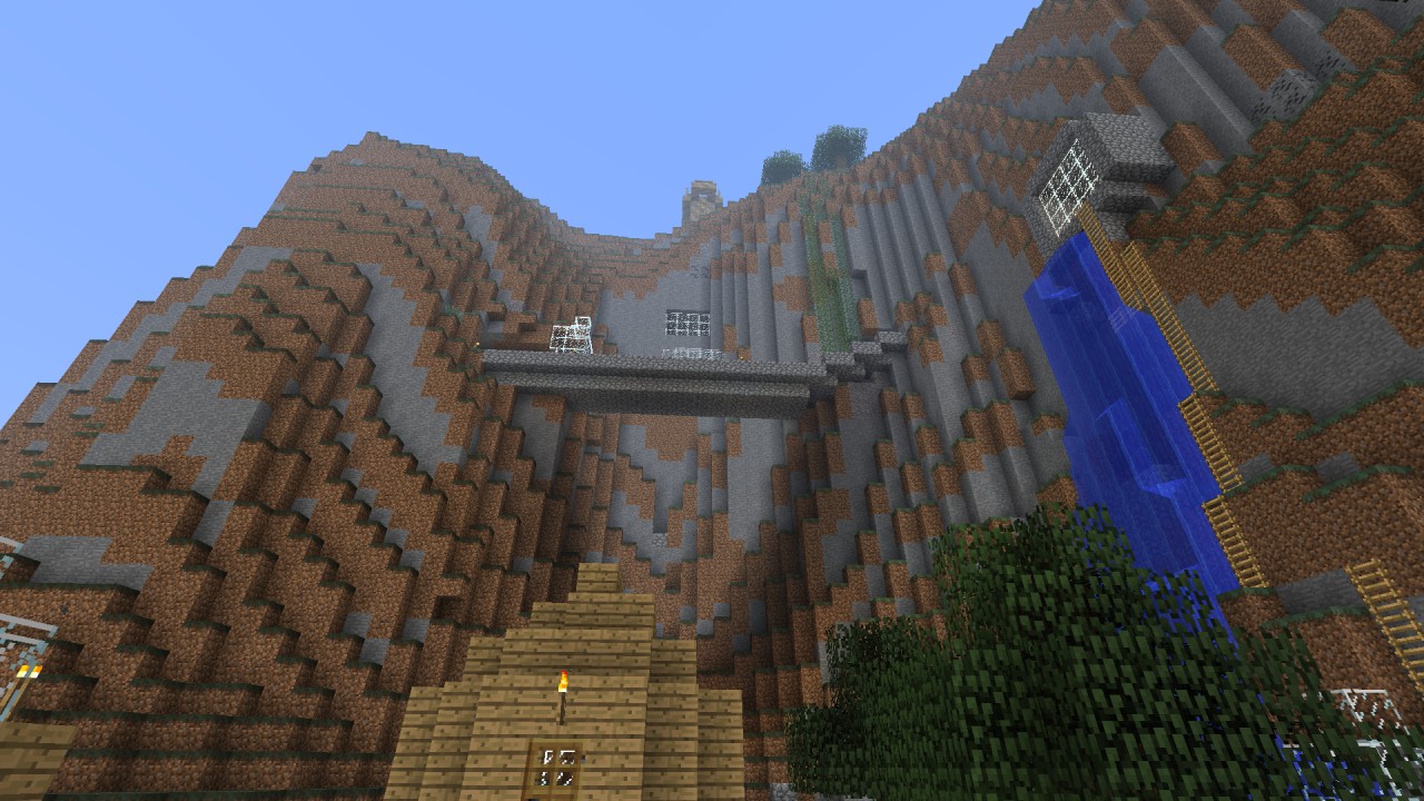 Extreme Hills whit Bunker's Survival Map. Have Fun! Minecraft Map